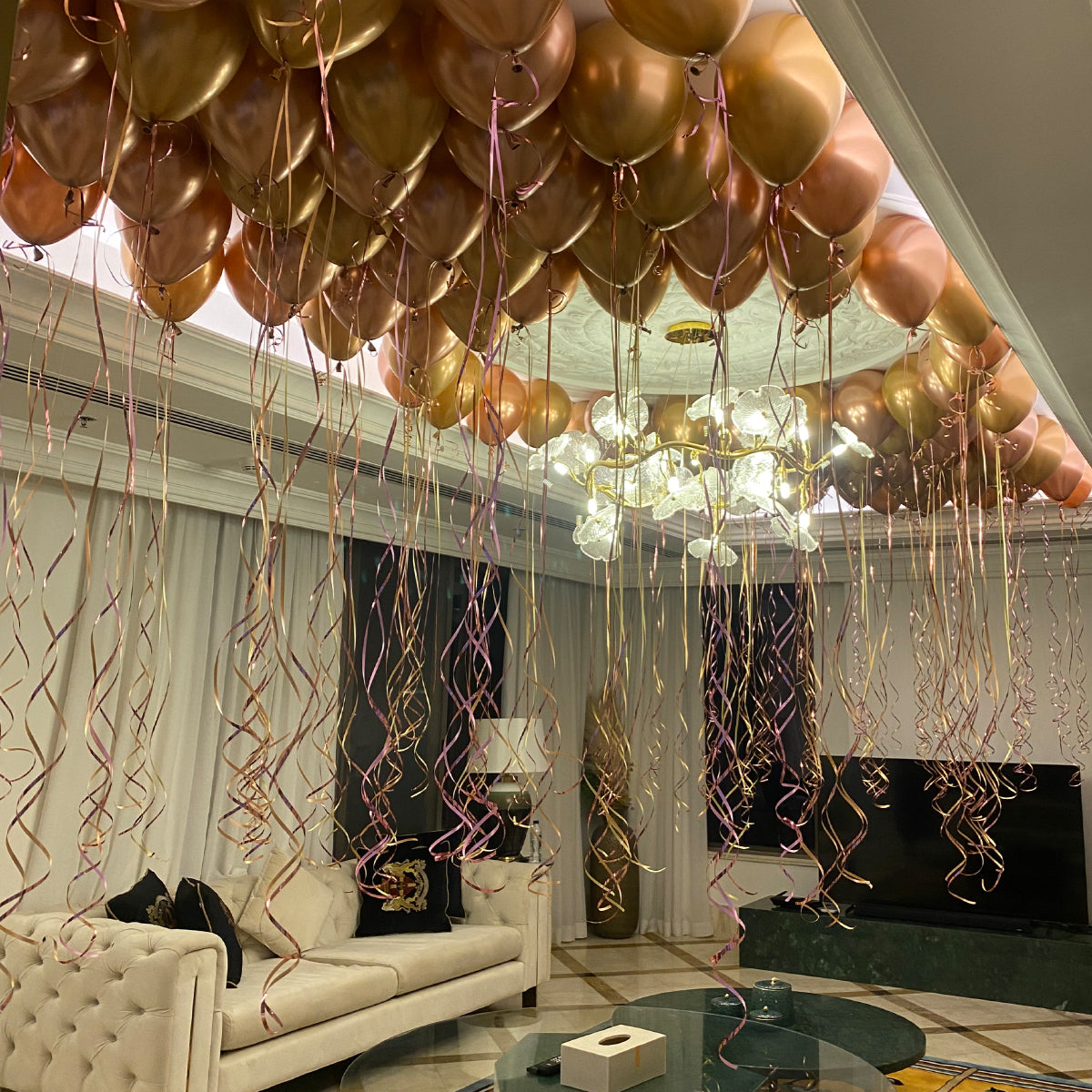 Special Birthday 100 Ceiling Balloons – Make May Day